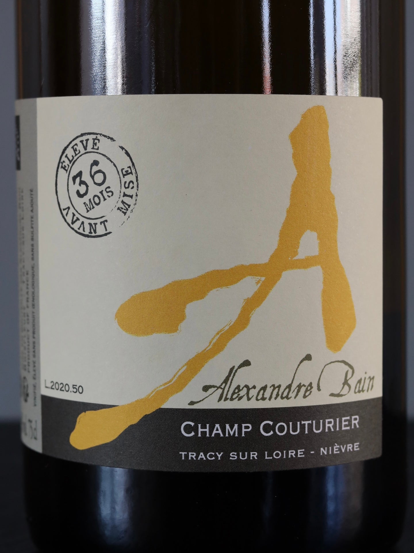 Alexandre Bain / Champs Couturier 36 Mois 2020 | Maenota