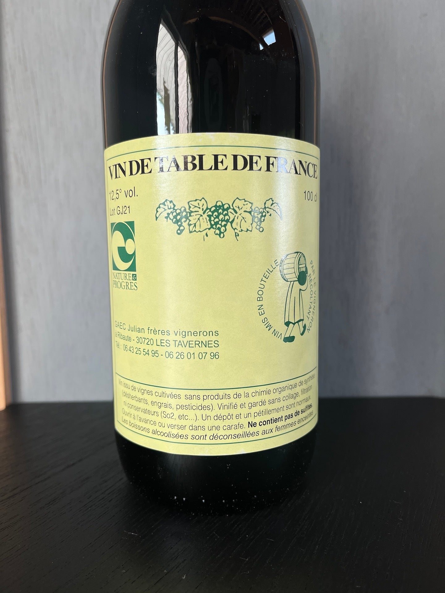 Louis Julian / VdT rouge 12% 2021 | Maenota