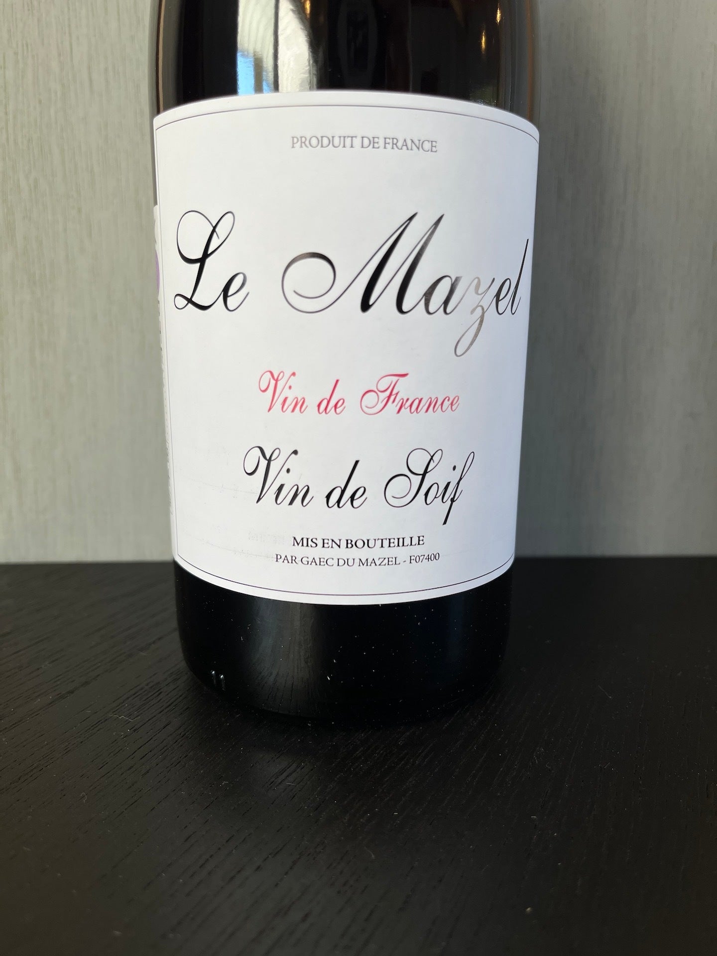 Le Mazel / Vin de Soif 2021 | Maenota
