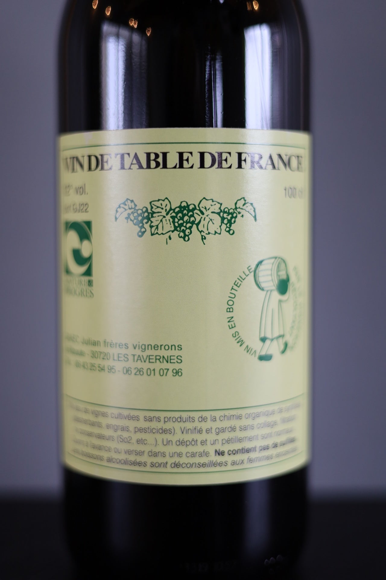 Louis Julian / VdT rouge 12% 2022 | Maenota